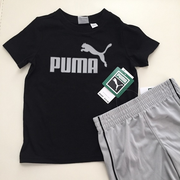 Puma | Matching Sets | Puma Cute Boy Shorts Top Outfit | Poshmark
